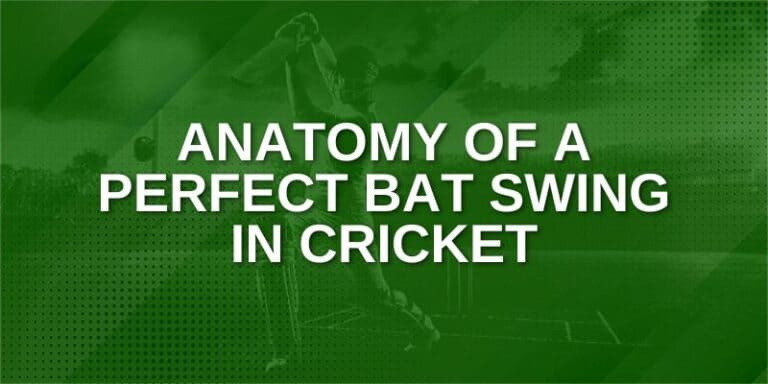 Anatomy of a Perfect Bat Swing in Cricket: A closer look